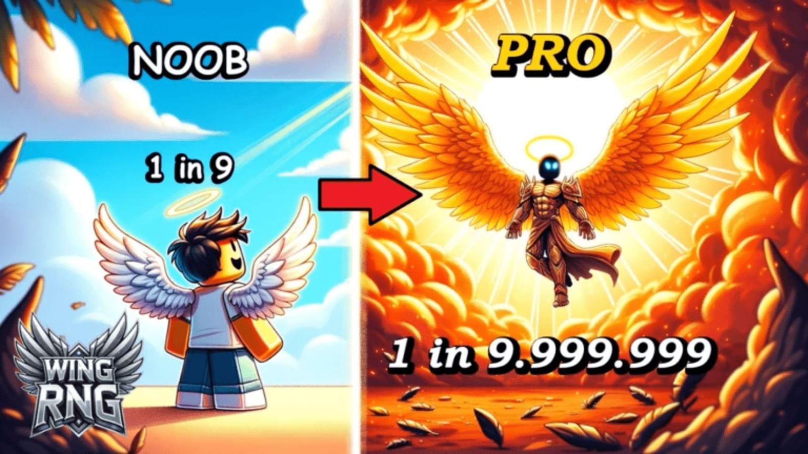 Roblox Wing RNG Update 2: Heaven's War event