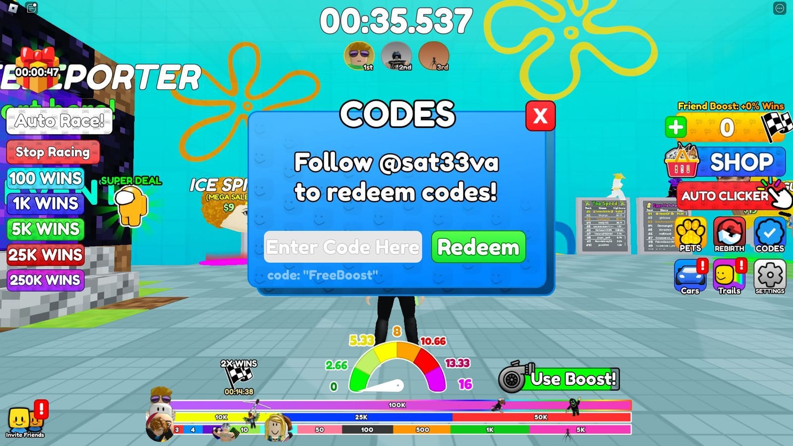 Meme Race Codes
