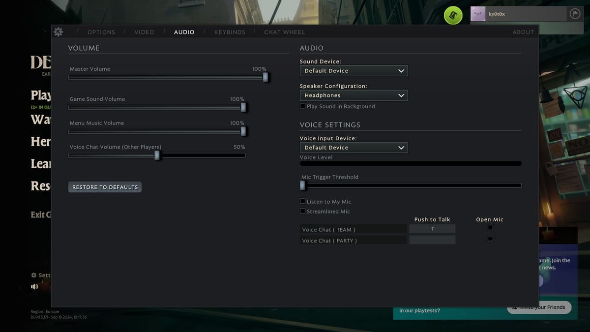 Best Deadlock PC settings for maximum performance