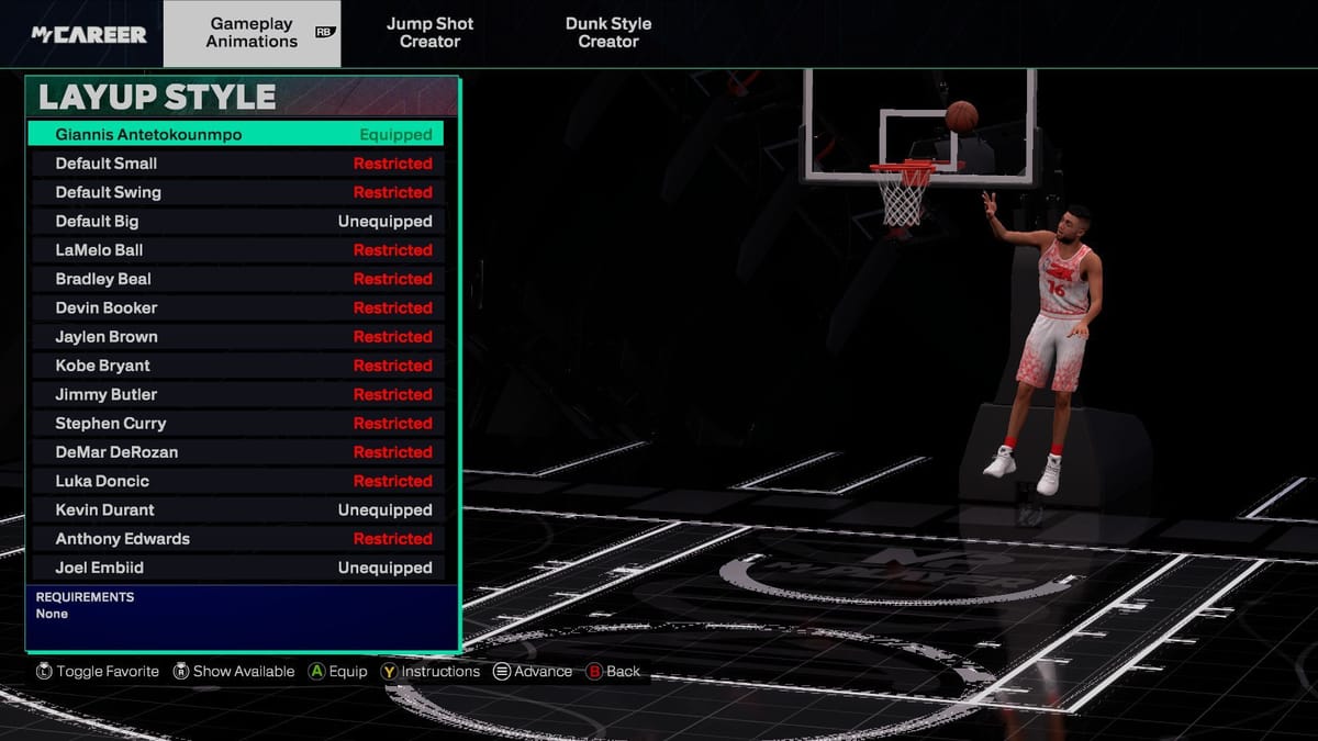 Best layup package for every build in NBA 2K25