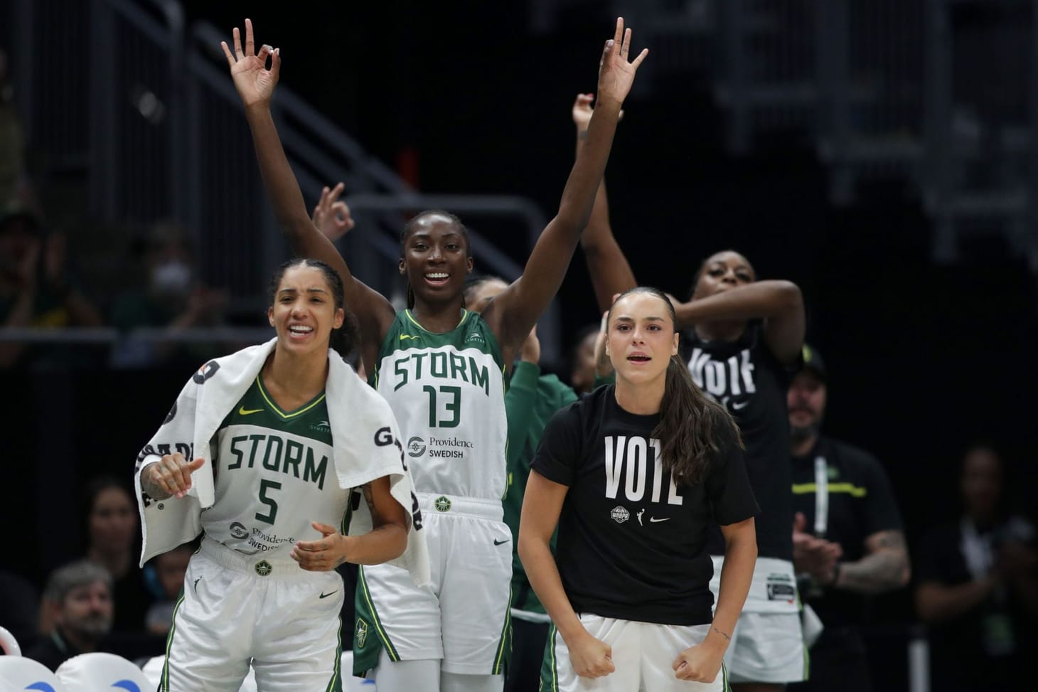 Watch: Rookie Nika Muhl scores her first career basket in last WNBA ...
