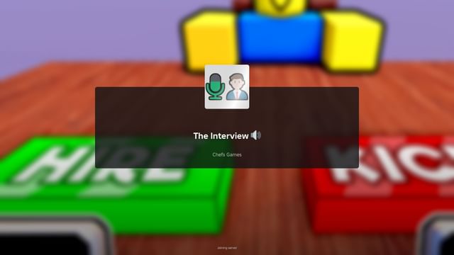 Roblox The Interview: A beginner's guide