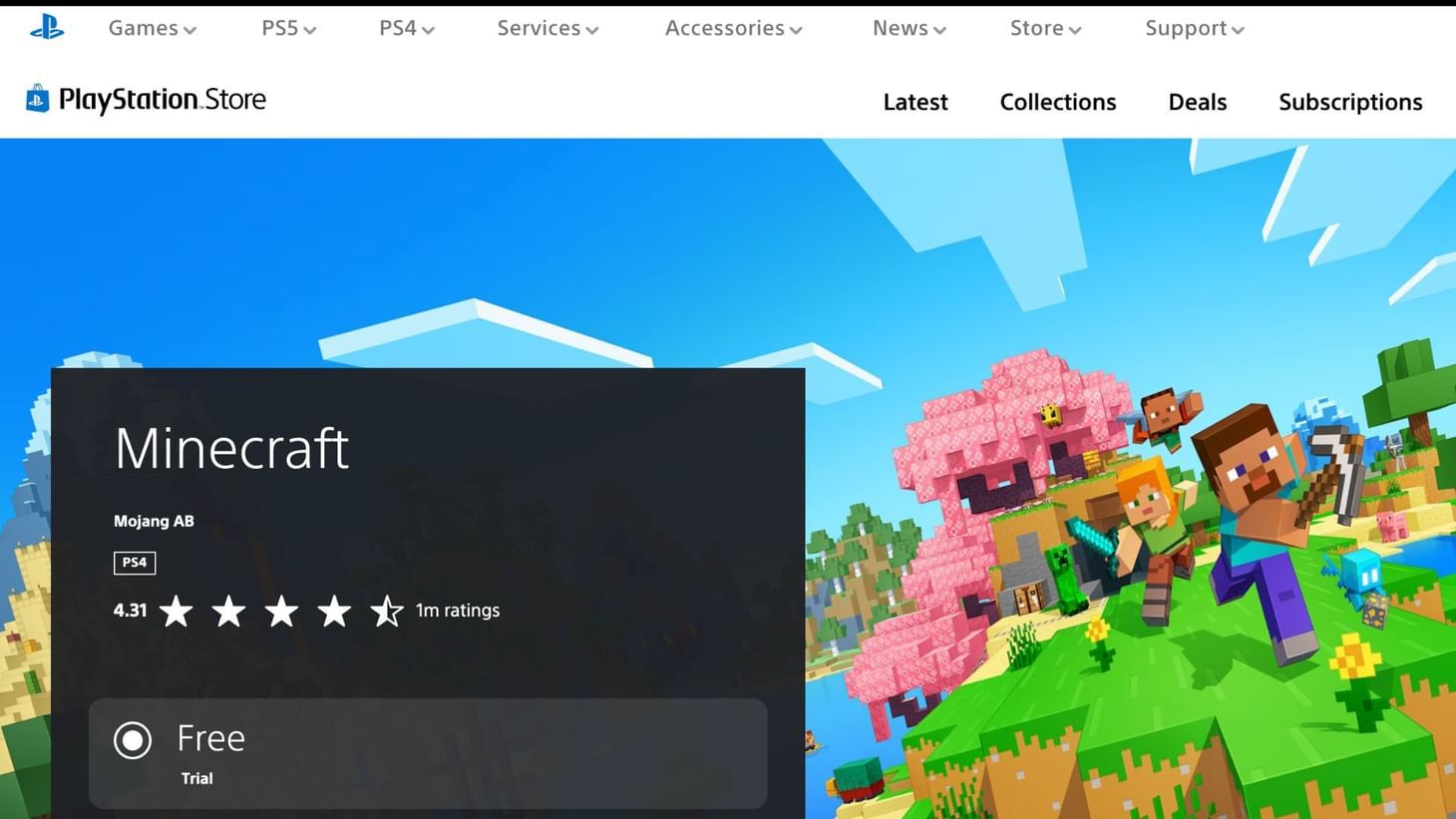 Minecraft for PS5 gets a release date