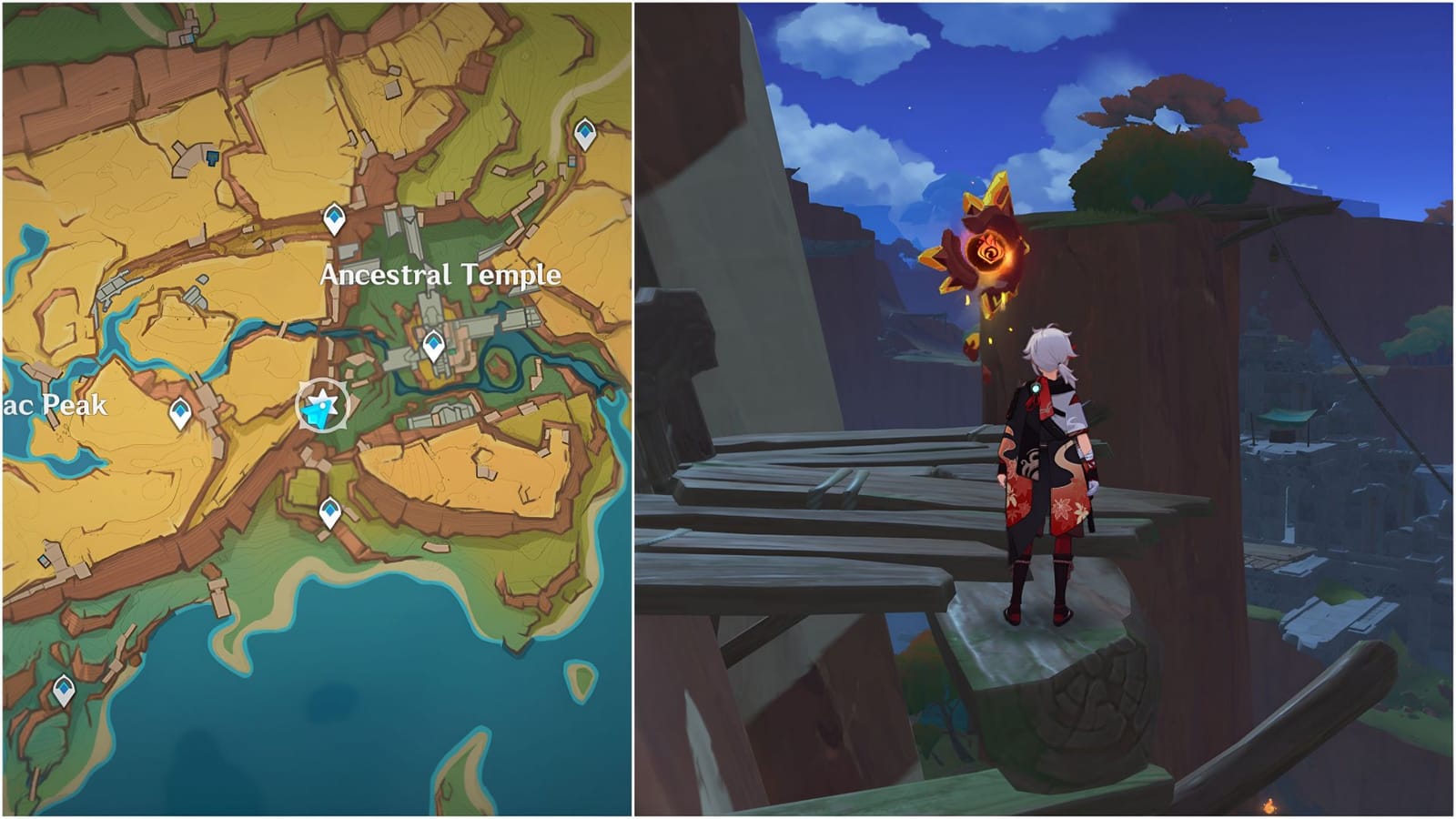 Genshin Impact Teticpac Peak Pyroculus locations