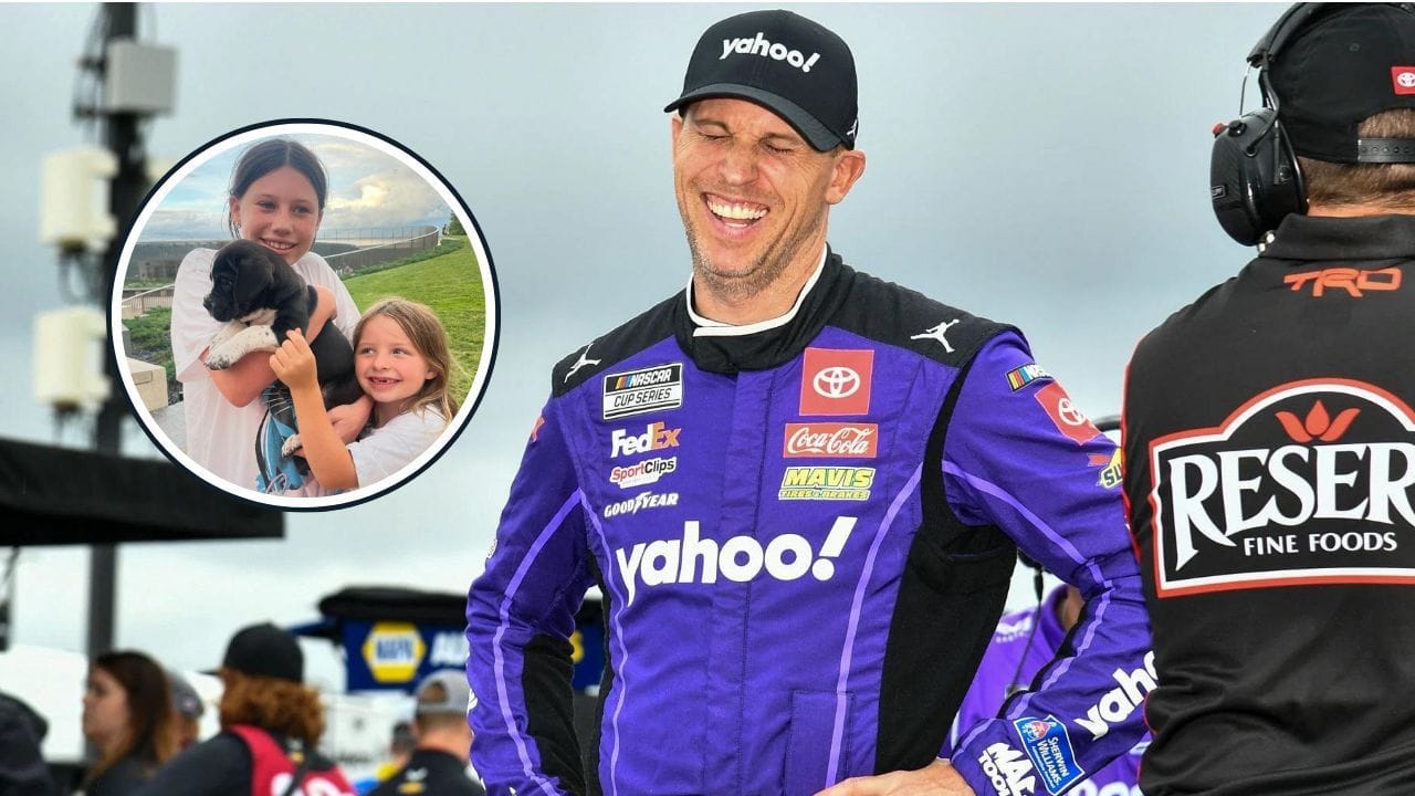 Denny Hamlin does a U-turn on putting up daughter’s dog for adoption ...