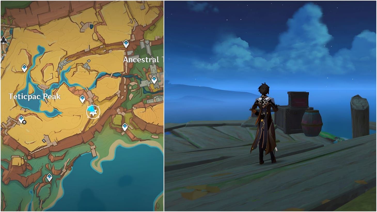 Genshin Impact Teticpac Peak Pyroculus locations