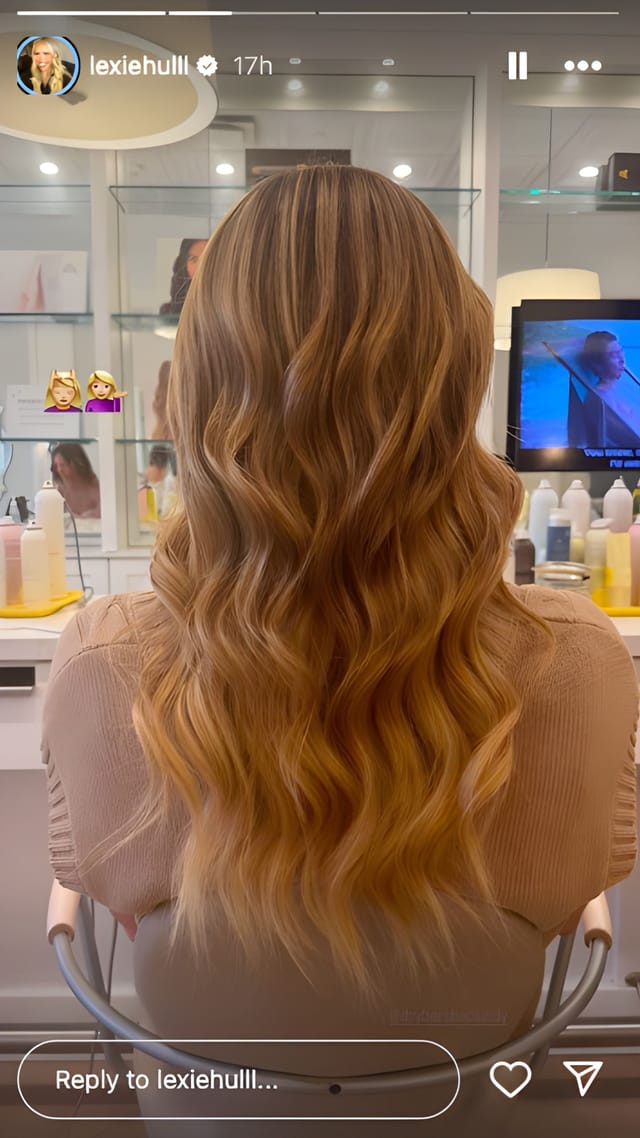 In Photos: Fever's Lexie Hull shows off lightened wavy hairstyle as she ...