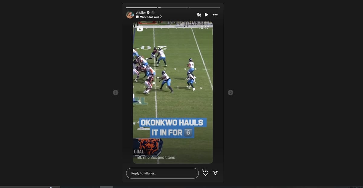 Will Levis’ girlfriend Victoria Fuller hypes Titans QB's first TD vs. Bears