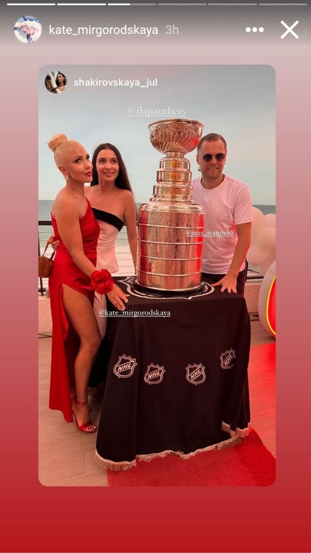 Vladimir Tarasenko's wife Yana shares glimpses from Panthers AC Max Ivanov's beachside Stanley ...