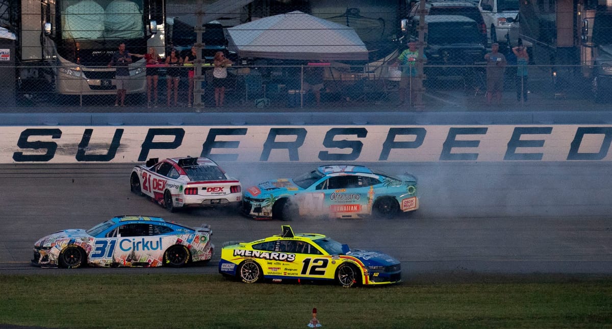 What is the difference between a caution flag and a red flag in NASCAR?