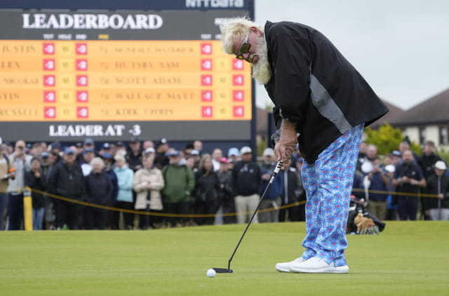 WATCH: John Daly shows off his football skills ahead of the NFL season