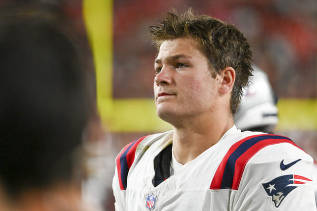 Tom Brady picks sides in debate over Patriots HC Jerod Mayo starting Jacoby Brissett over Drake Maye