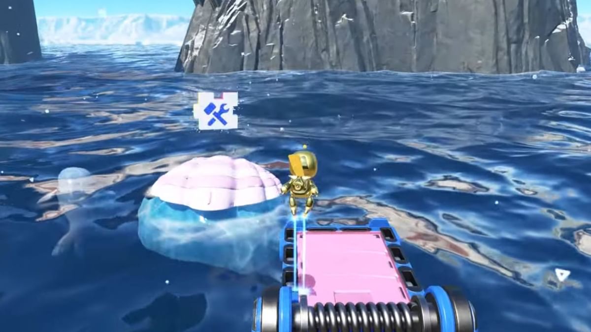 Astro Bot Frozen Meal level walkthrough: All bots and puzzle piece ...