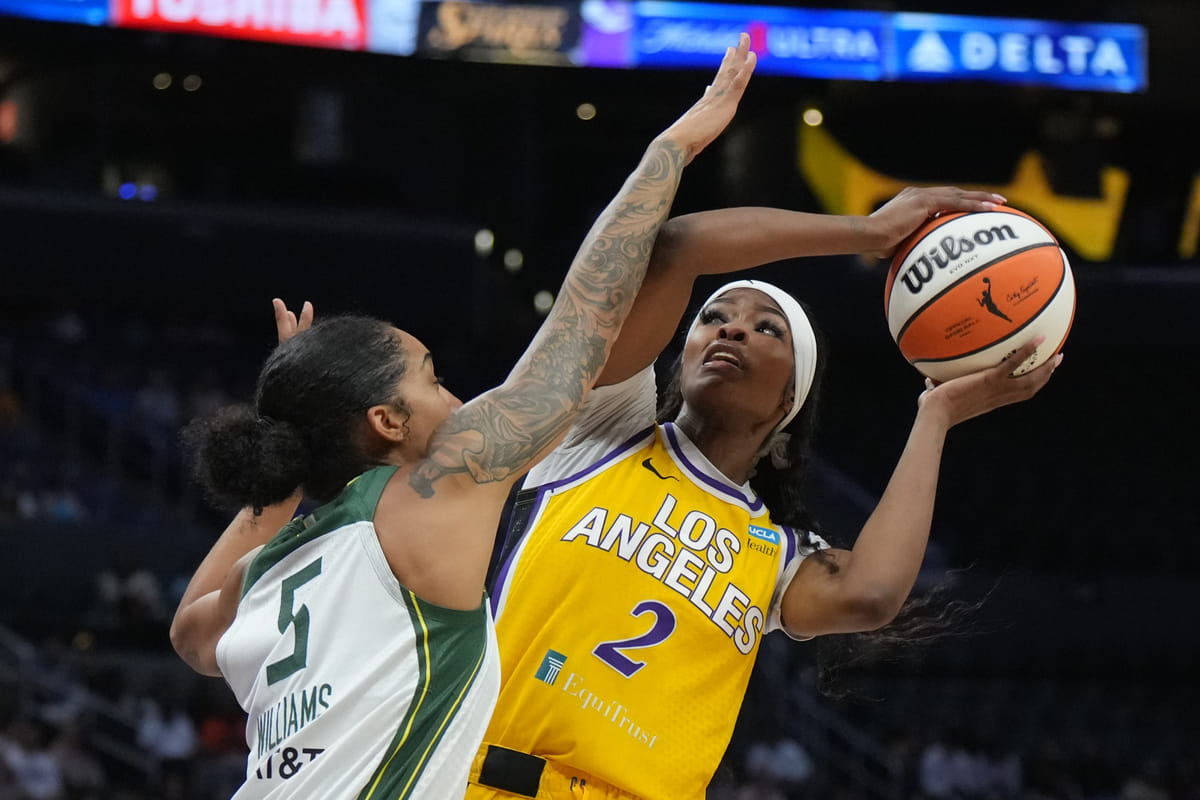 "Can't be that upset at her"- Lakers analyst backs Sparks rookie Rickea ...