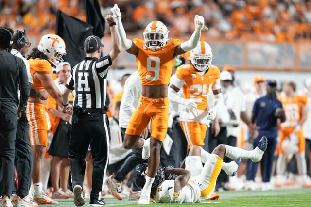 Tennessee safety Jakobe Thomas’ cheerleader GF Keegan “Jumped for Joy ...