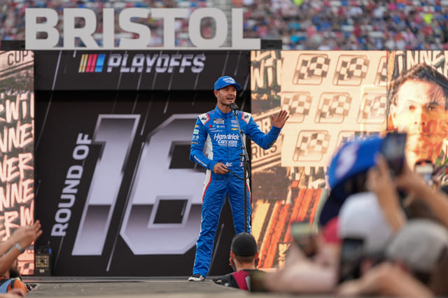 HMS' Kyle Larson looks to measure up against F1's elite, determined to ...