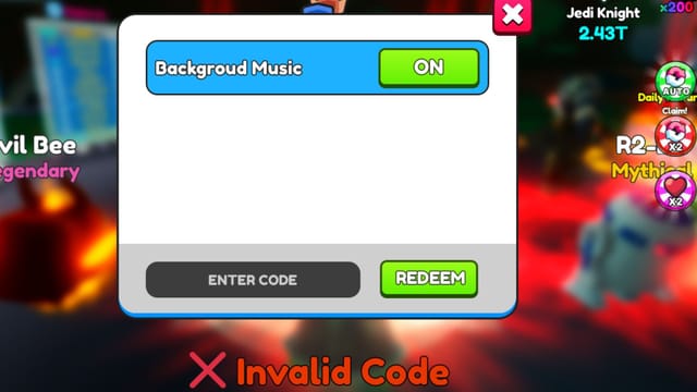 Saber Training Simulator codes