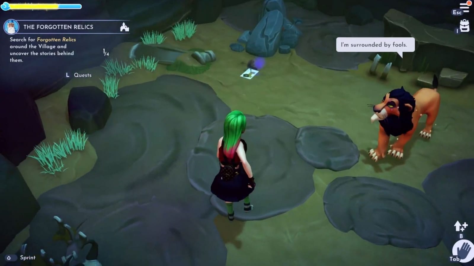 How to complete the Forgotten Relics quest in Disney Dreamlight Valley