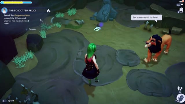 How to complete the Forgotten Relics quest in Disney Dreamlight Valley