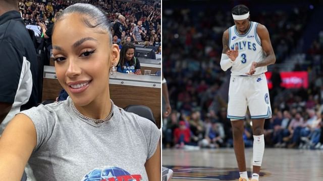 Jaden McDaniels' girlfriend Allison Audrey declares love as she pays ...