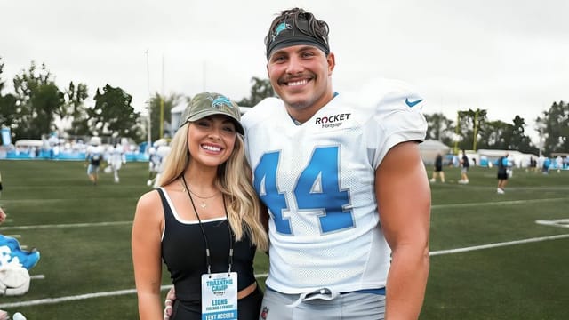 IN PHOTOS: Lions star Malcolm Rodriguez's wife Kennedy recaps romantic ...