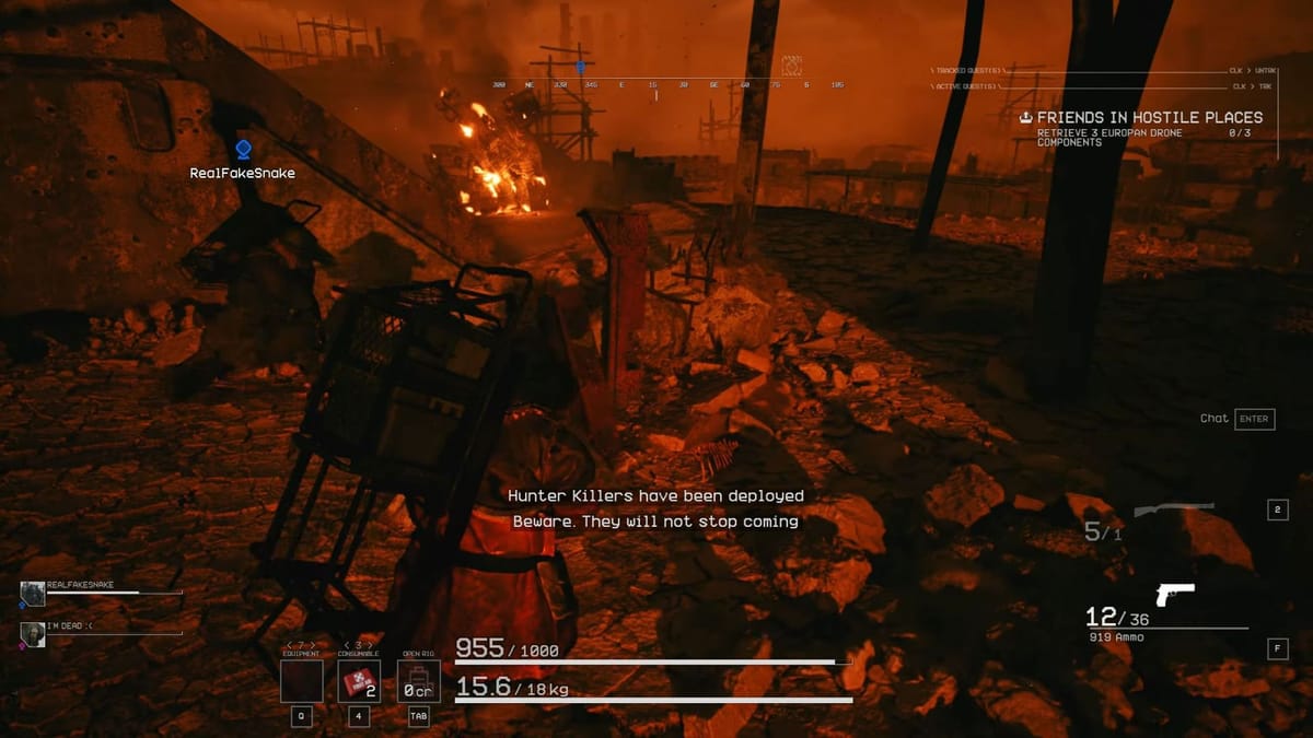 Hunter Killers in The Forever Winter: When do Hunter Killers spawn in The Forever Winter?