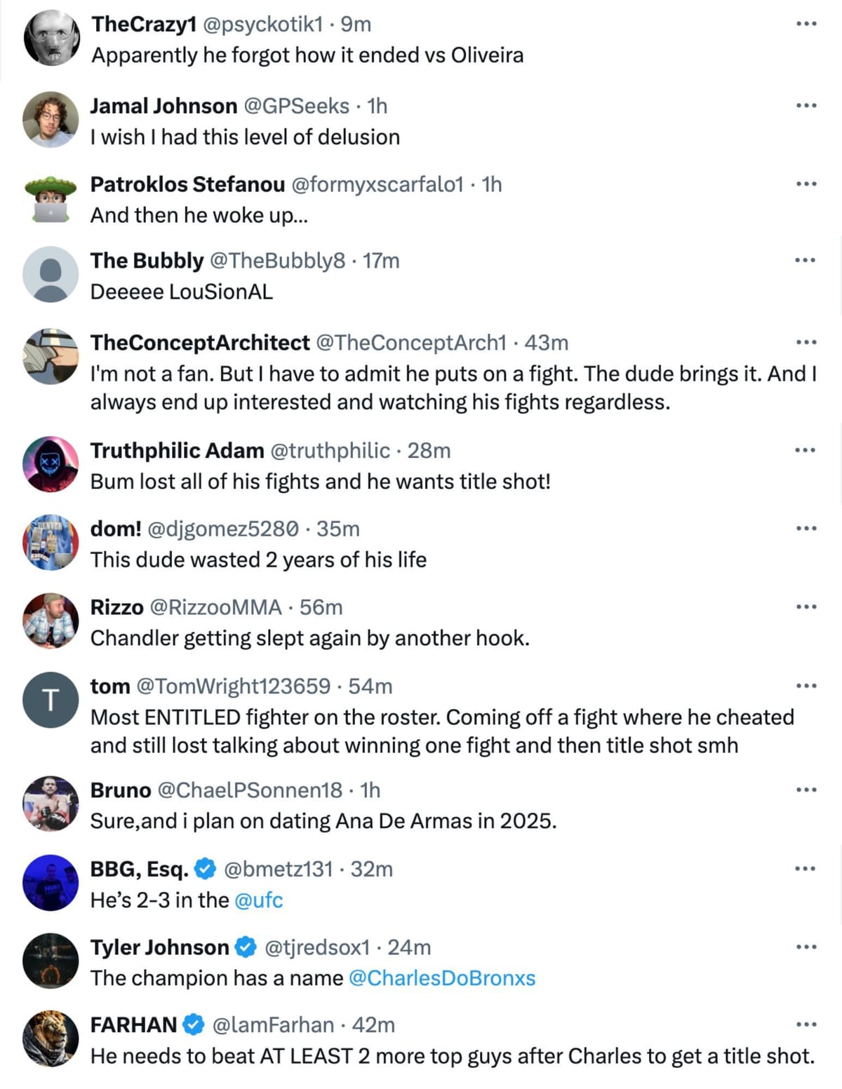 "Bro's best win is Tony Ferguson" - Fans react after Michael Chandler ...