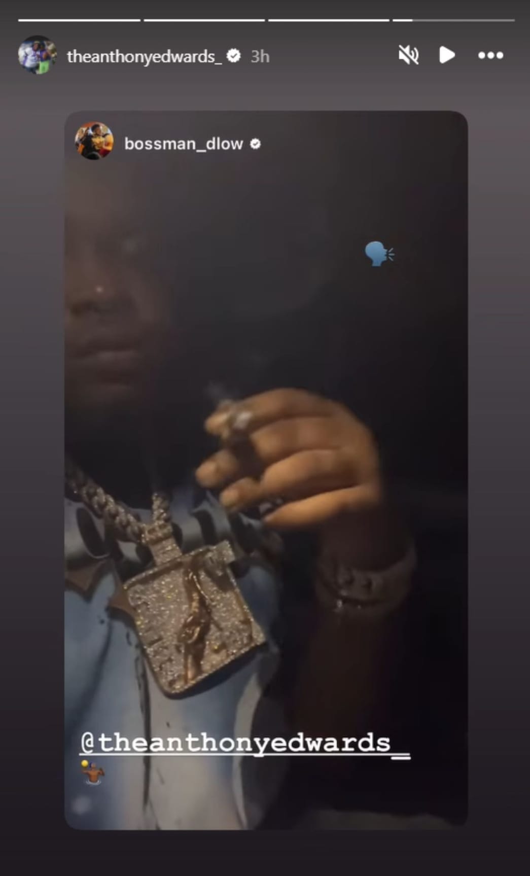 "Get In With Me” hitmaker BossMan DLow namedrops Anthony Edwards ahead ...