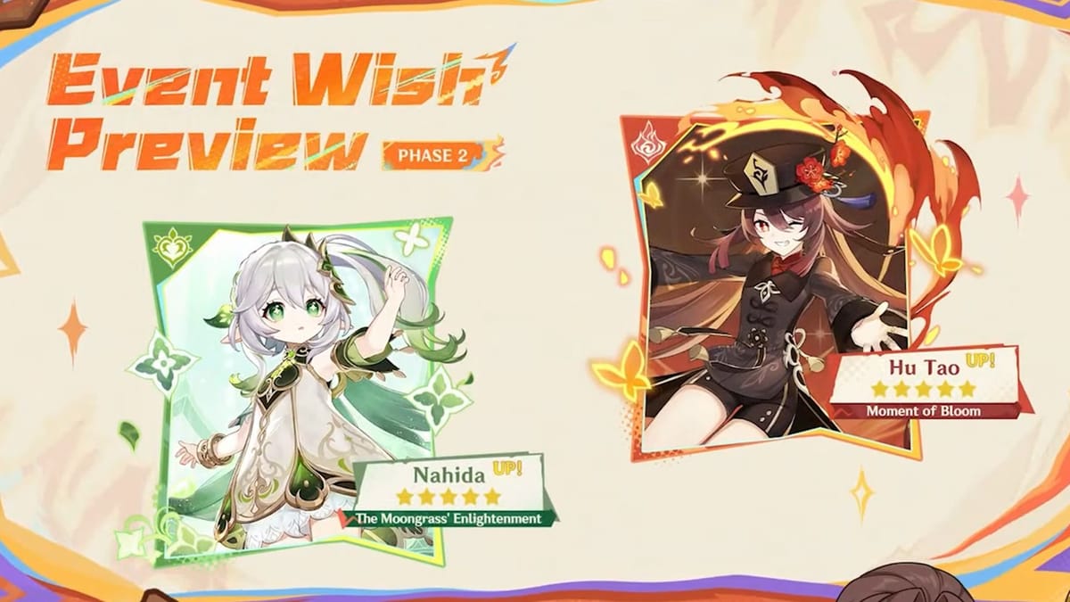 Genshin Impact 5.1 banners schedule and official character reruns