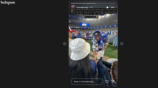 Tyler Nubin's fiancée Farah Alkurdy hypes safety before Giants season ...