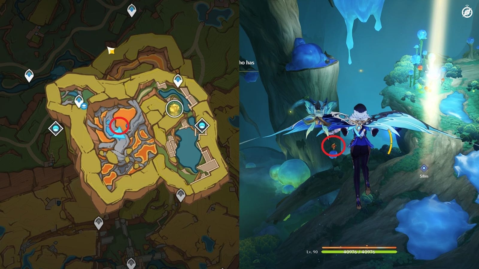 Genshin Impact Tepeacac Rise Pyroculus locations