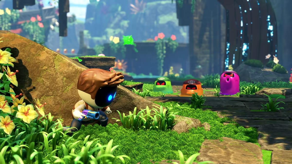 Astro Bot: Astro Bot Dude Raiding level walkthrough: All bots and ...