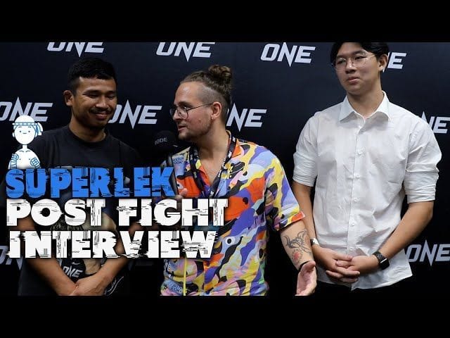 ONE 168: “Liam doesn’t have to be sad” - Superlek says ‘amazing role ...