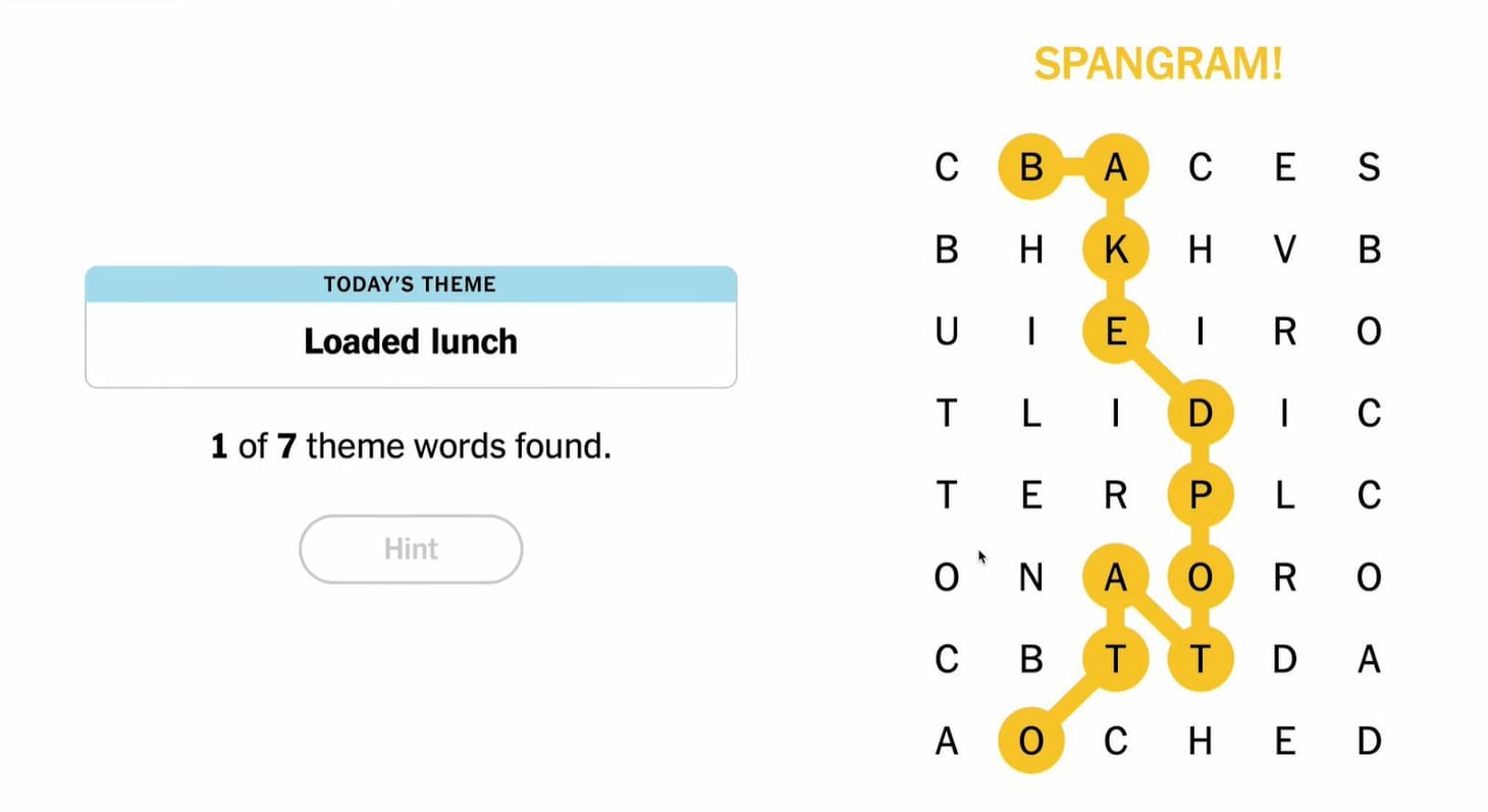 What is a Spangram in NYT Strands?