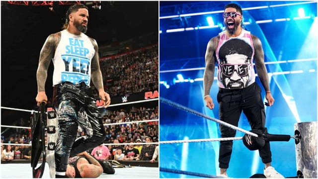 Jey Uso arrives at WWE RAW alone ahead of major title match