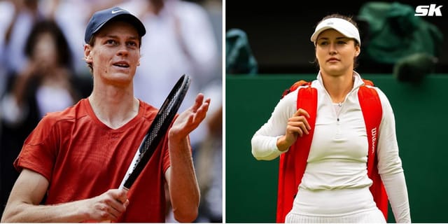 PICTURE: Jannik Sinner shares romantic kiss with girlfriend Anna Kalinskaya amid tennis couple's ...