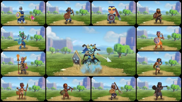 All Royal Champion skins in Clash of Clans
