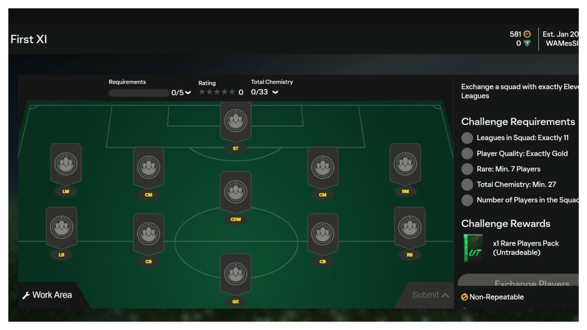 EA FC 25 First XI SBC: All tasks and cheapest solutions