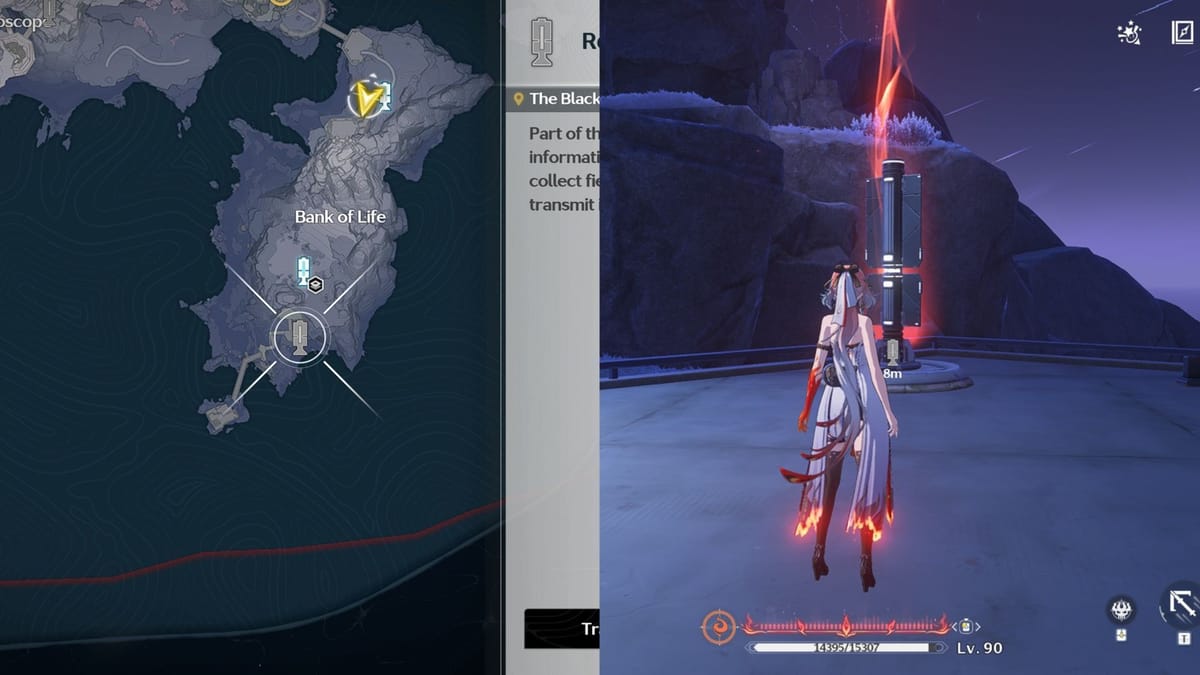 Wuthering Waves Black Shores Resonance Beacon locations