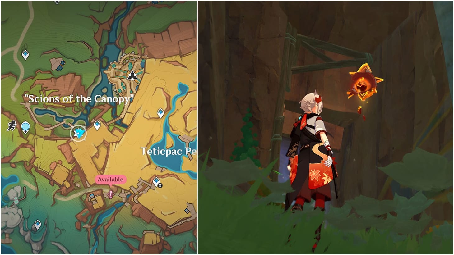 Genshin Impact Scions of the Canopy Pyroculus locations