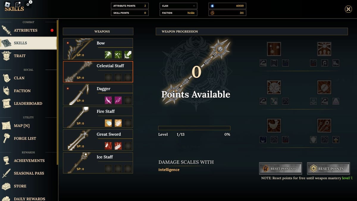 Best Celestial Staff build in Devas of Creation