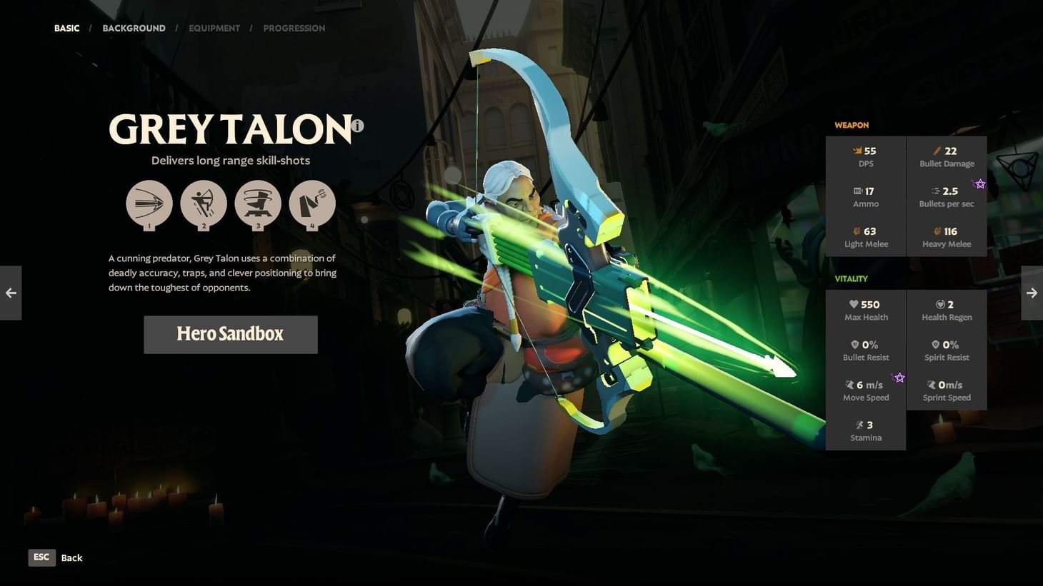 Deadlock Grey Talon Build guide