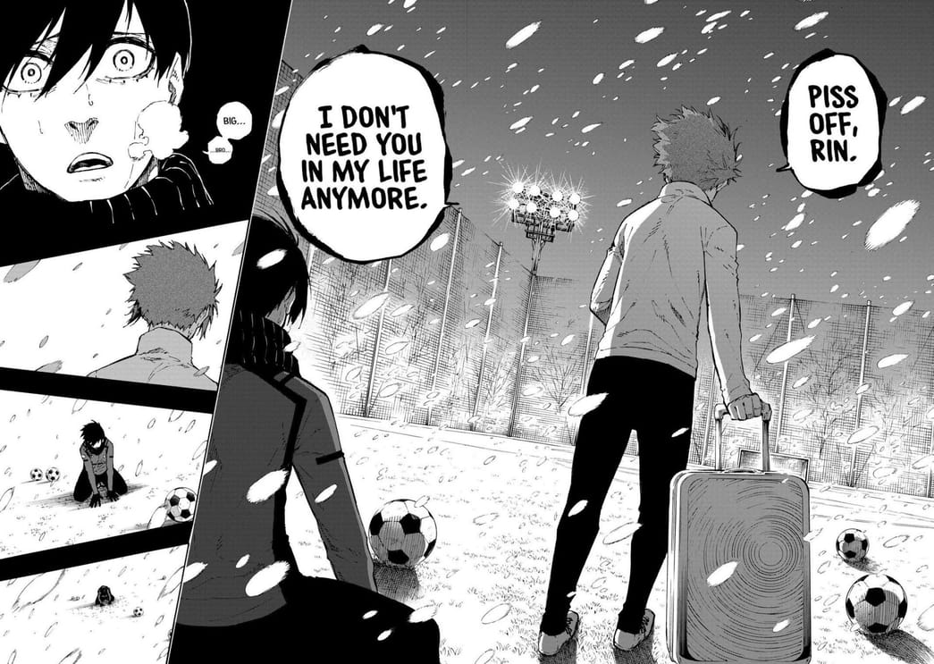 Rin and Sae's toxic brotherhood in Blue Lock calls back to Sasuke and ...