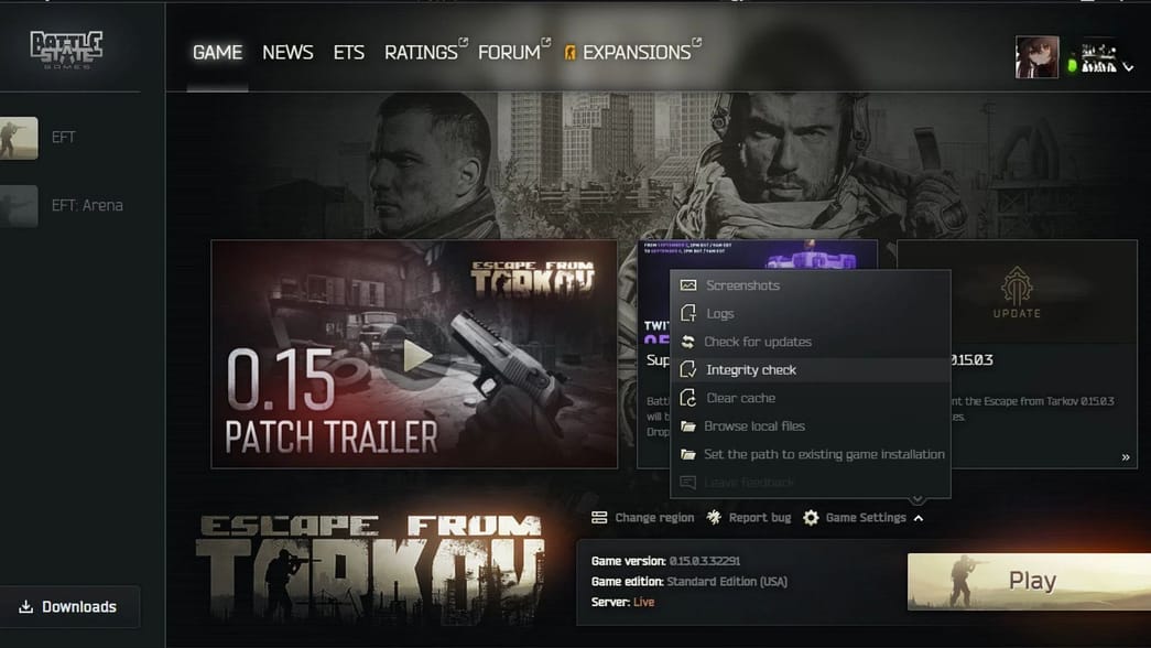 Escape from Tarkov "user action require" error: Possible fixes and reasons