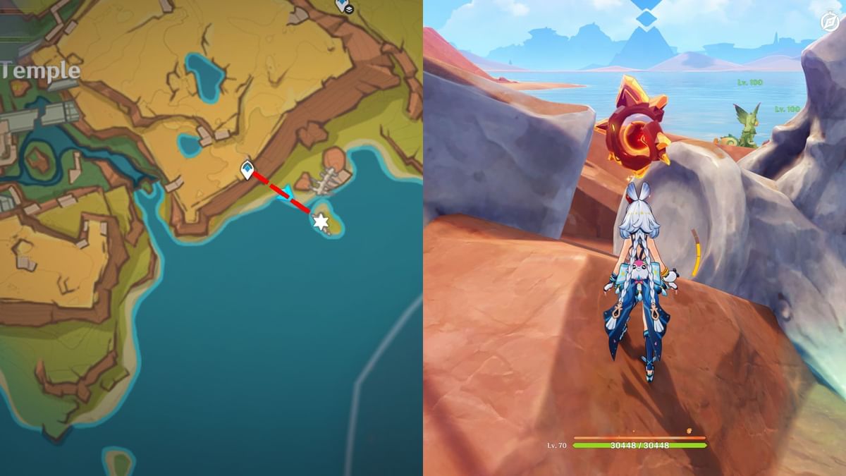 Genshin Impact Ancestral Temple Pyroculus locations