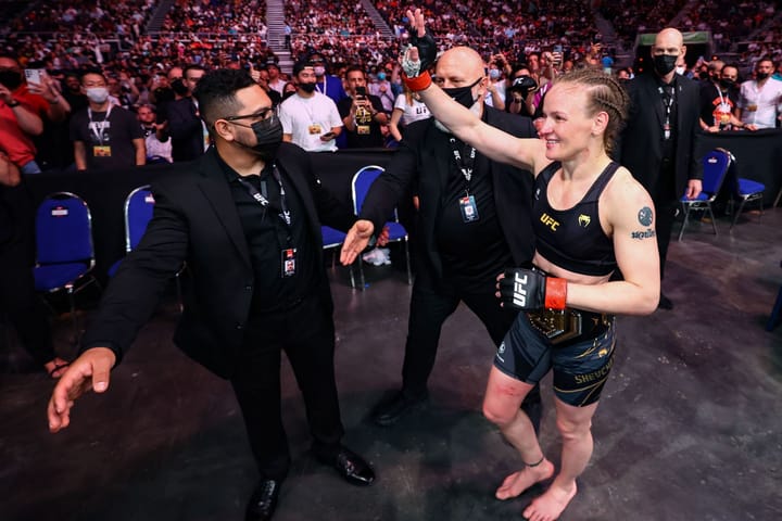 Valentina Shevchenko's parents