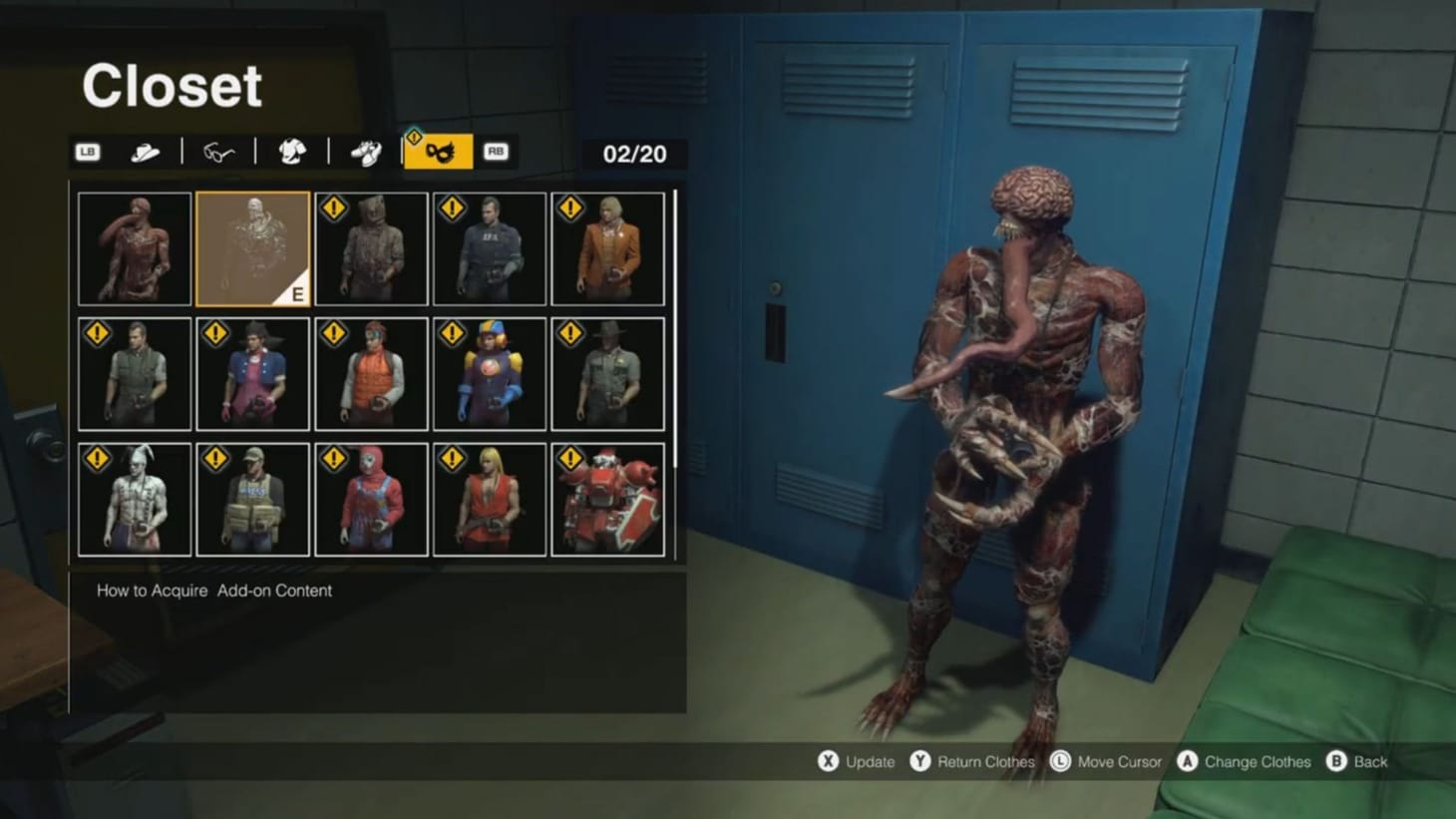 All DLC costumes in Dead Rising Deluxe Remaster