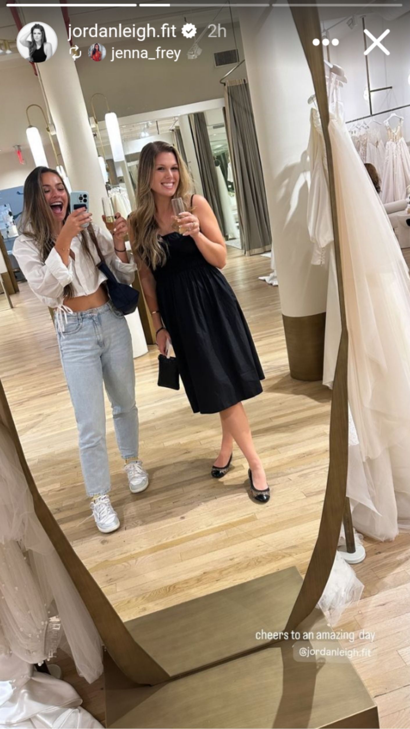 In Photos: Patrik Laine's fiancee Jordan Leigh's wedding dress tryouts ...