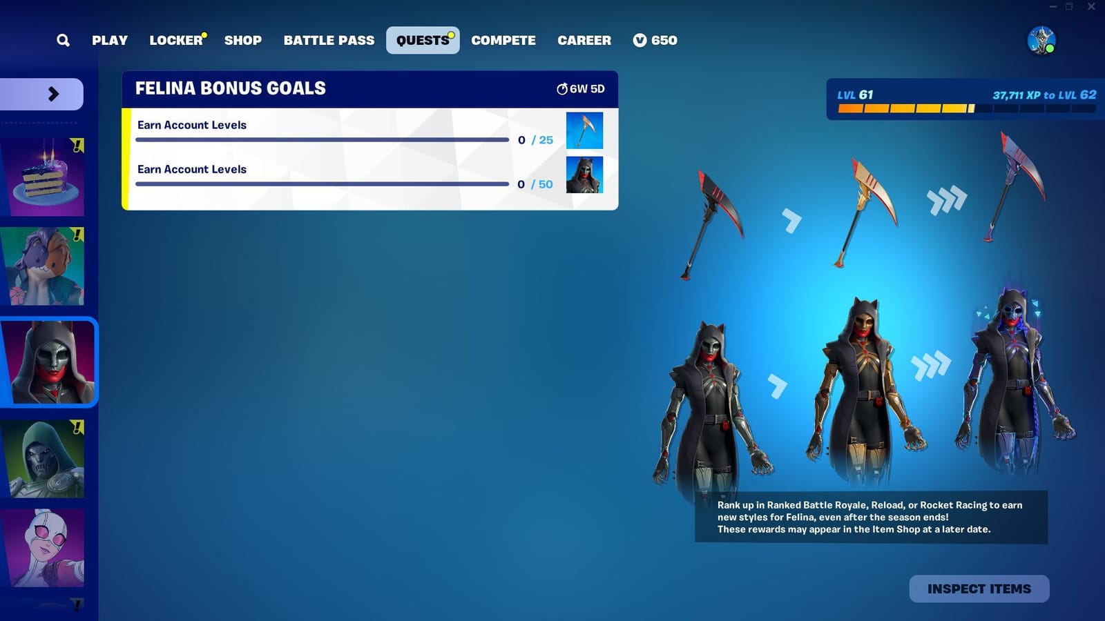 How to get the Felina skin in Fortnite for free