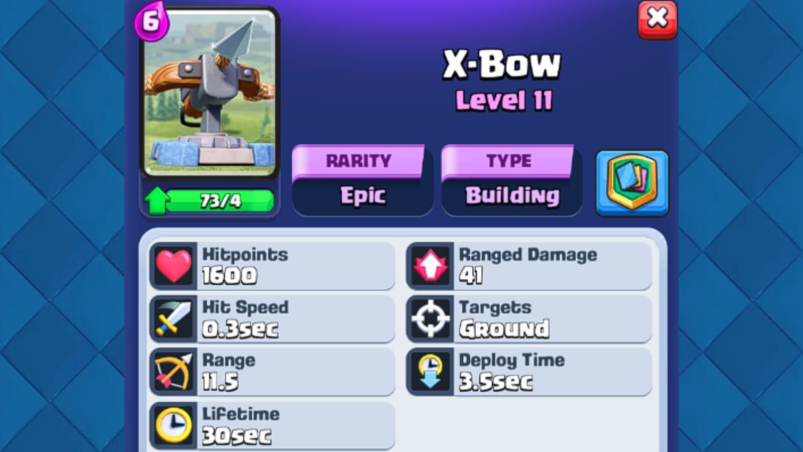 building cards in Clash Royale: All Building Cards in Clash Royale